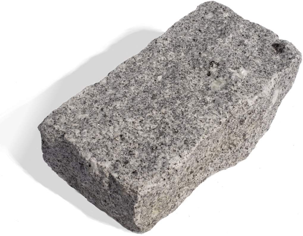 Grey granite setts in natural cropped finish per m2 | StoneYard