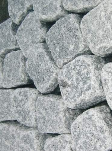 Grey granite setts in tumbled finish per m2 | StoneYard